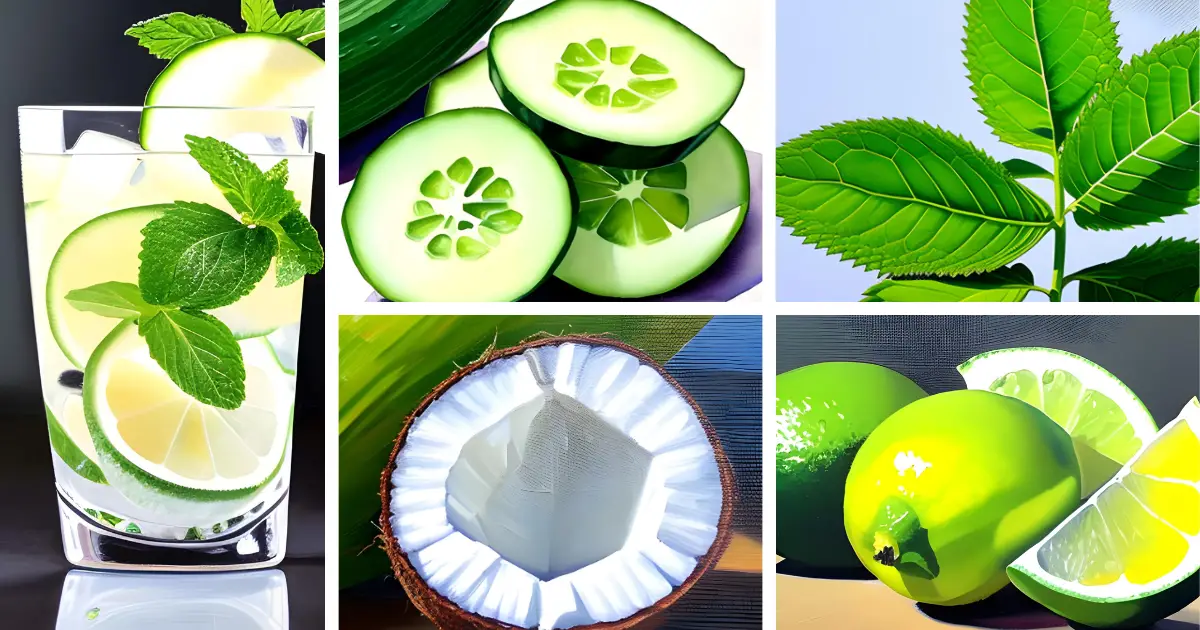 Cool Coconut: Coconut, Cucumber and Mint Cooler Recipe