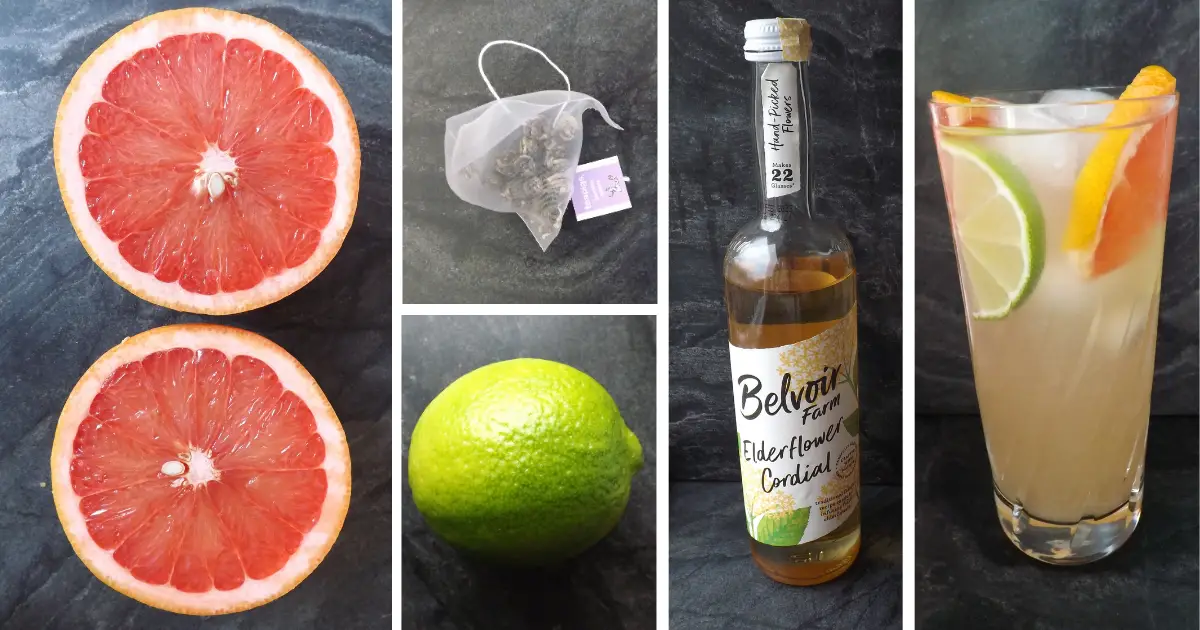 Tranquility: Jasmine Grapefruit Iced Tea - Mighty Mocktail