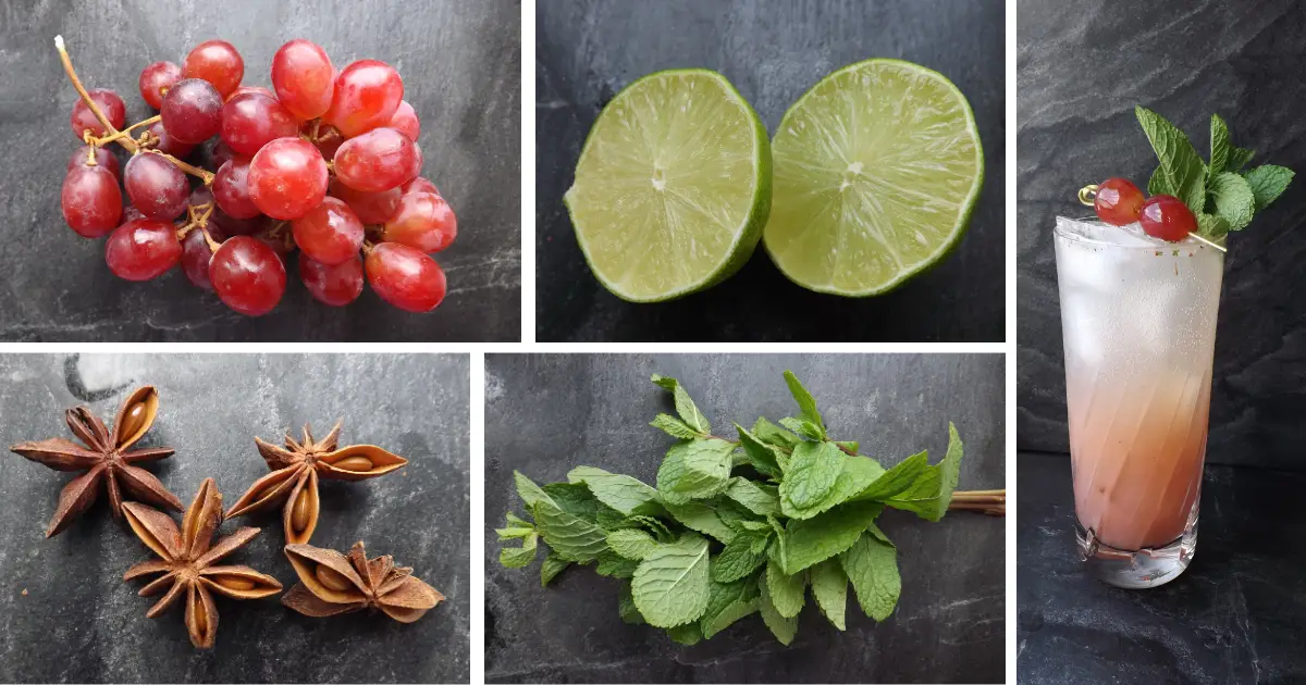 Edge of Grapeness: Alcohol-Free Grape Anise Cooler